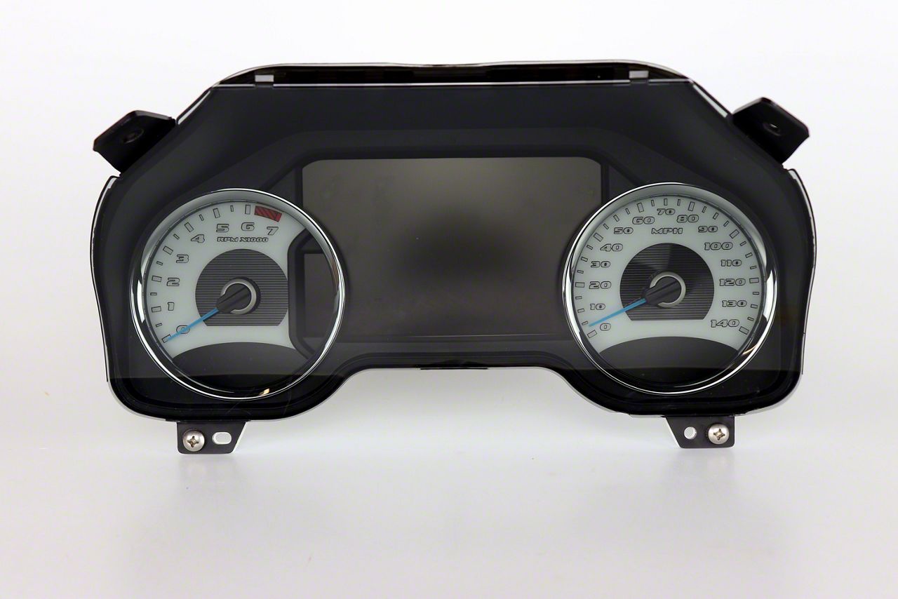 US Speedo F-150 Daytona Edition Gauge Face; MPH; White RAP1700 (17-18 F ...