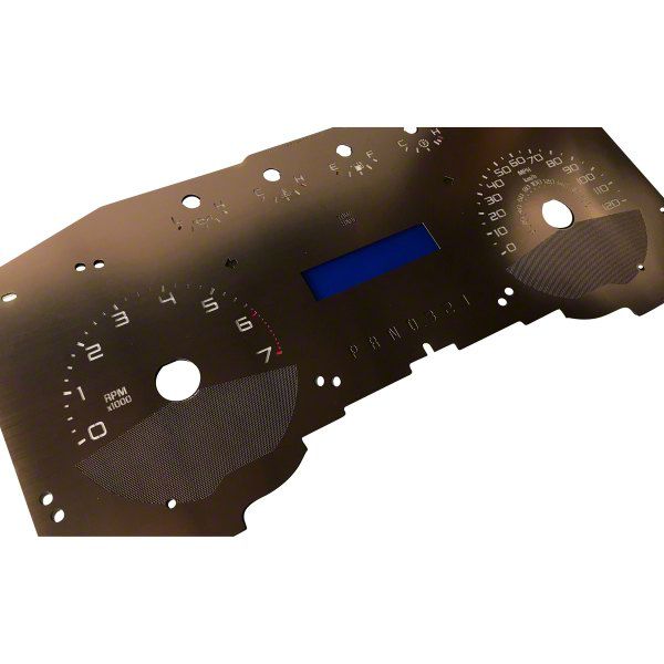 US Speedo F-150 Daytona Edition Gauge Face; MPH; White STX1100 (11-14 F ...