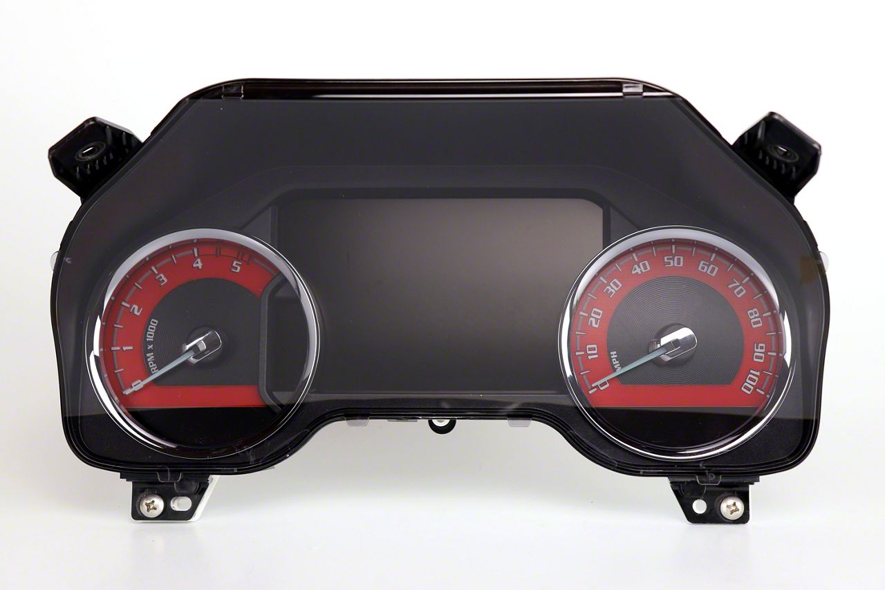 US Speedo F-250 Super Duty Daytona Edition Gauge Face; MPH; Yellow ...