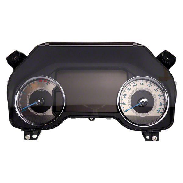 US Speedo F-350 Super Duty Stainless Edition Gauge Face; MPH; Teal ...