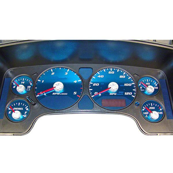 Ram 2500 US Speedo Daytona Edition Gauge Face MPH Blue 2006 5.9L 2500