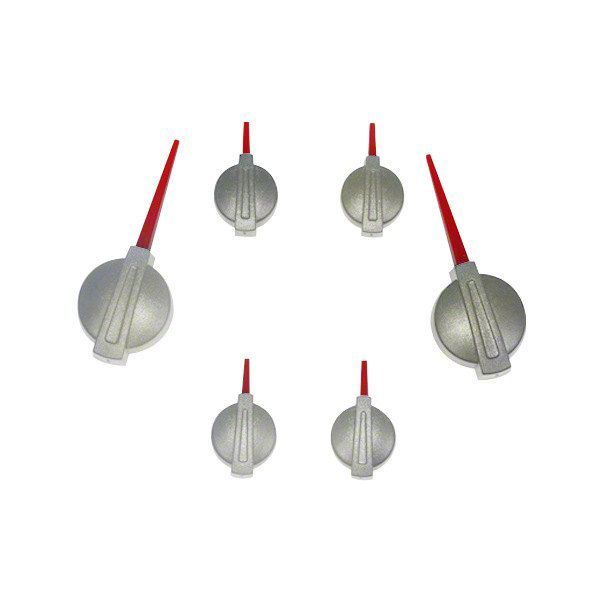 US Speedo Sierra 1500 Gauge Needles; Satin Hub/Red Pointer NED032 (07 ...