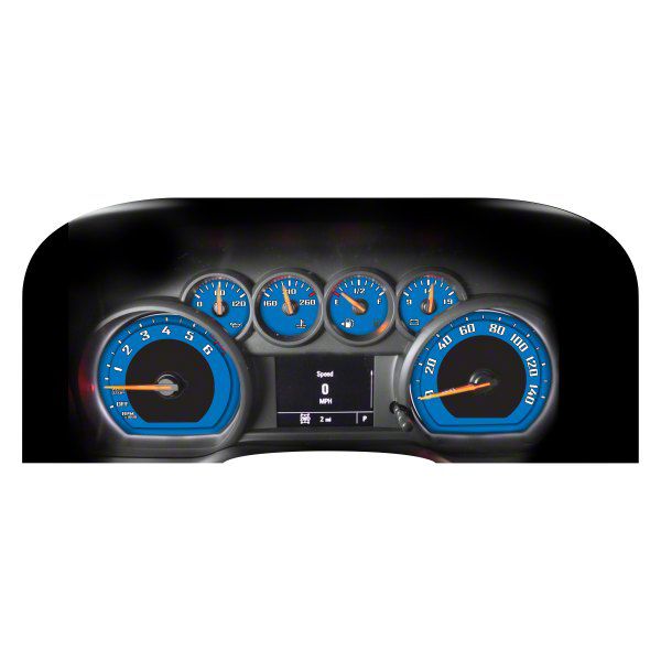 US Speedo Silverado 1500 Daytona Edition Gauge Face; MPH; Blue CHEVY194 ...