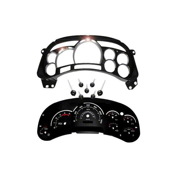 US Speedo Silverado 1500 Escalade Edition Gauge Cluster Kit; MPH; Black ...