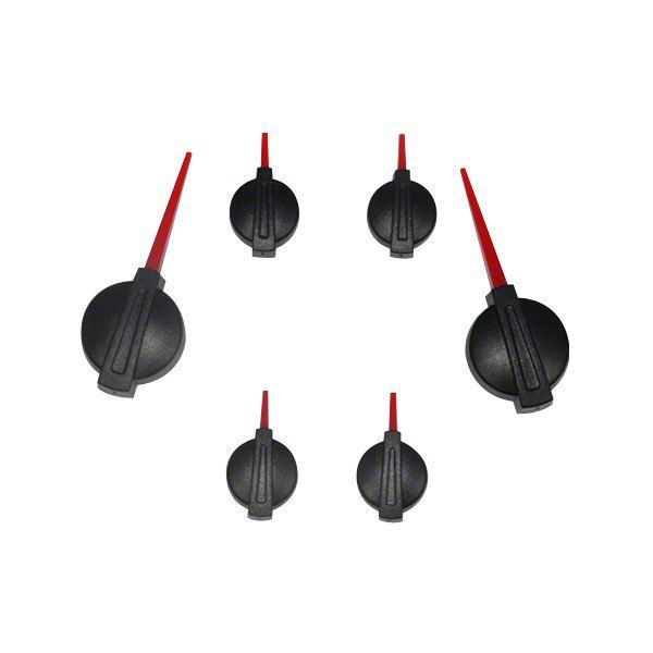 US Speedo Silverado 3500 Gauge Needles; Black Hub/Red Pointer NED034 ...