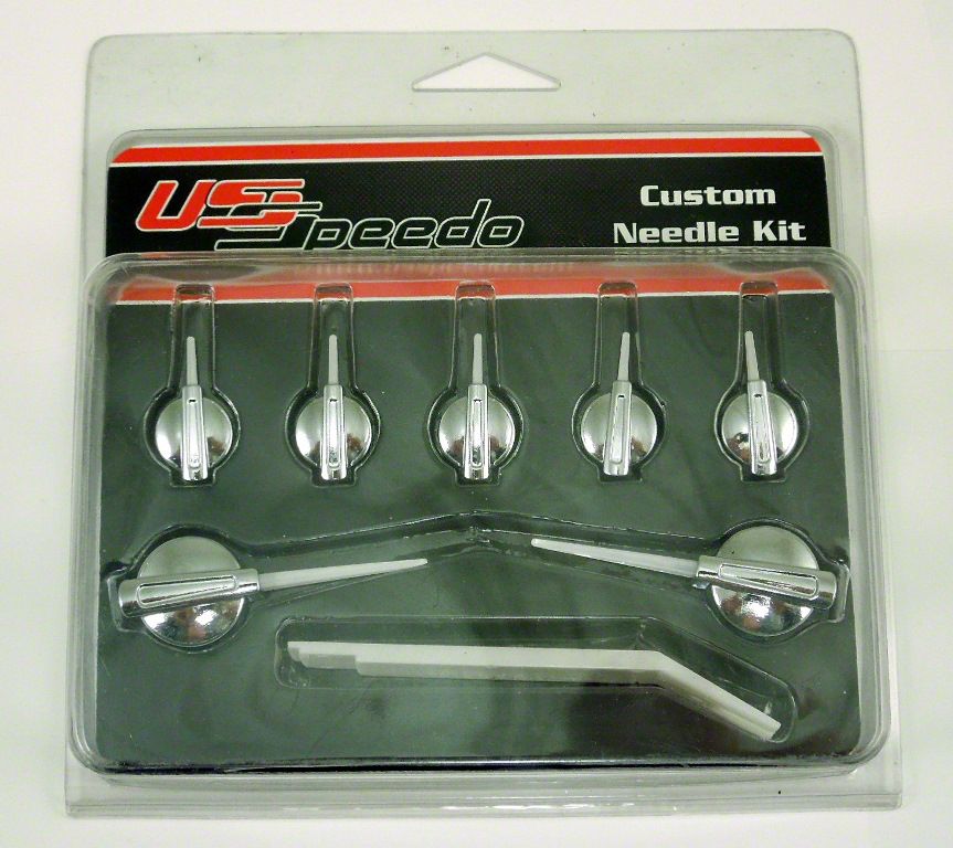 US Speedo Yukon Gauge Needles; Satin Hub/White Pointer NED036 (07-14 ...