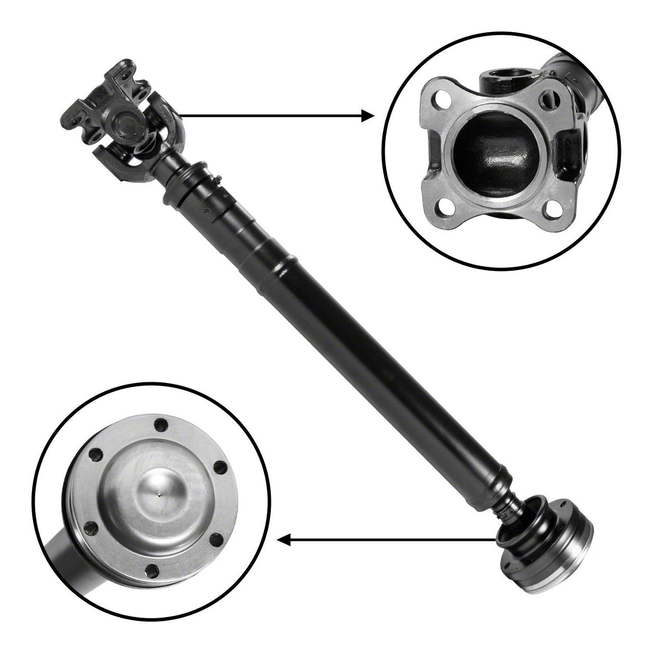 USA Standard Gear Dakota Factory Style Front Driveshaft; 26-1/4-Inch ...