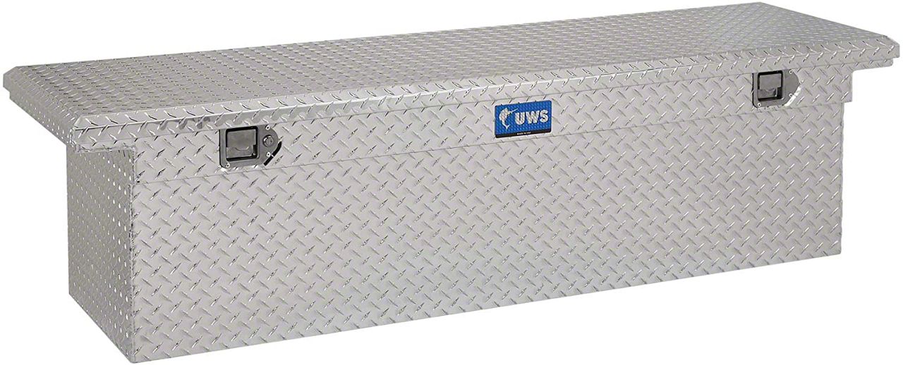 UWS F-150 69-Inch Aluminum Deep Low Profile Crossover Tool Box; Bright ...