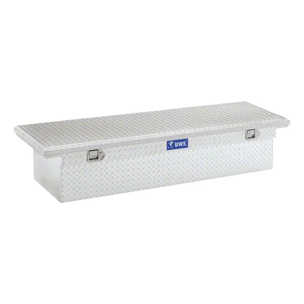 UWS RAM 3500 72-Inch Aluminum Low Profile Crossover Tool Box; Bright ...