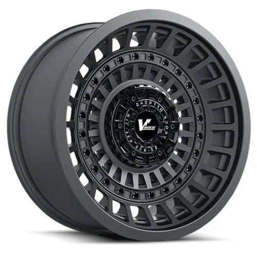 V-Rock Off-Road Wheels Silverado 3500 Kraz Satin Dark Grey 8-Lug Wheel ...