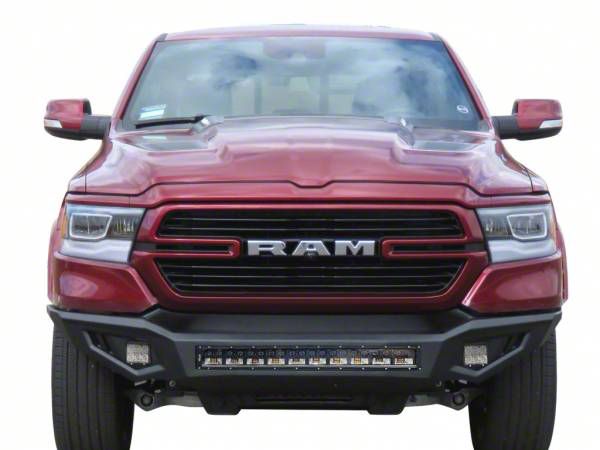 RAM 1500 HD Front Bumper; Black (19-24 RAM 1500, Excluding EcoDiesel ...