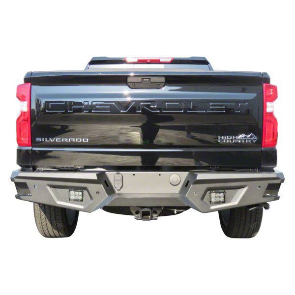 Silverado 1500 HD Rear Bumper; Black (19-24 Silverado 1500) - Free Shipping