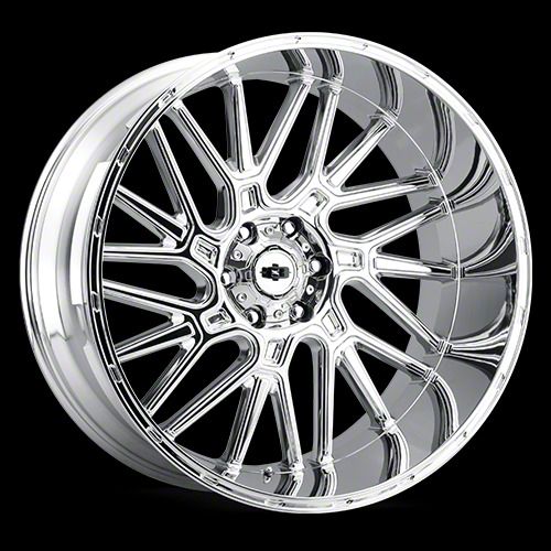 Vision Off-Road Silverado 2500 Brawl Chrome 8-Lug Wheel; 20x12; -51mm ...