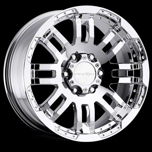 Vision Off-Road Silverado 2500 Warrior Chrome 8-Lug Wheel; 18x8.5; 18mm ...