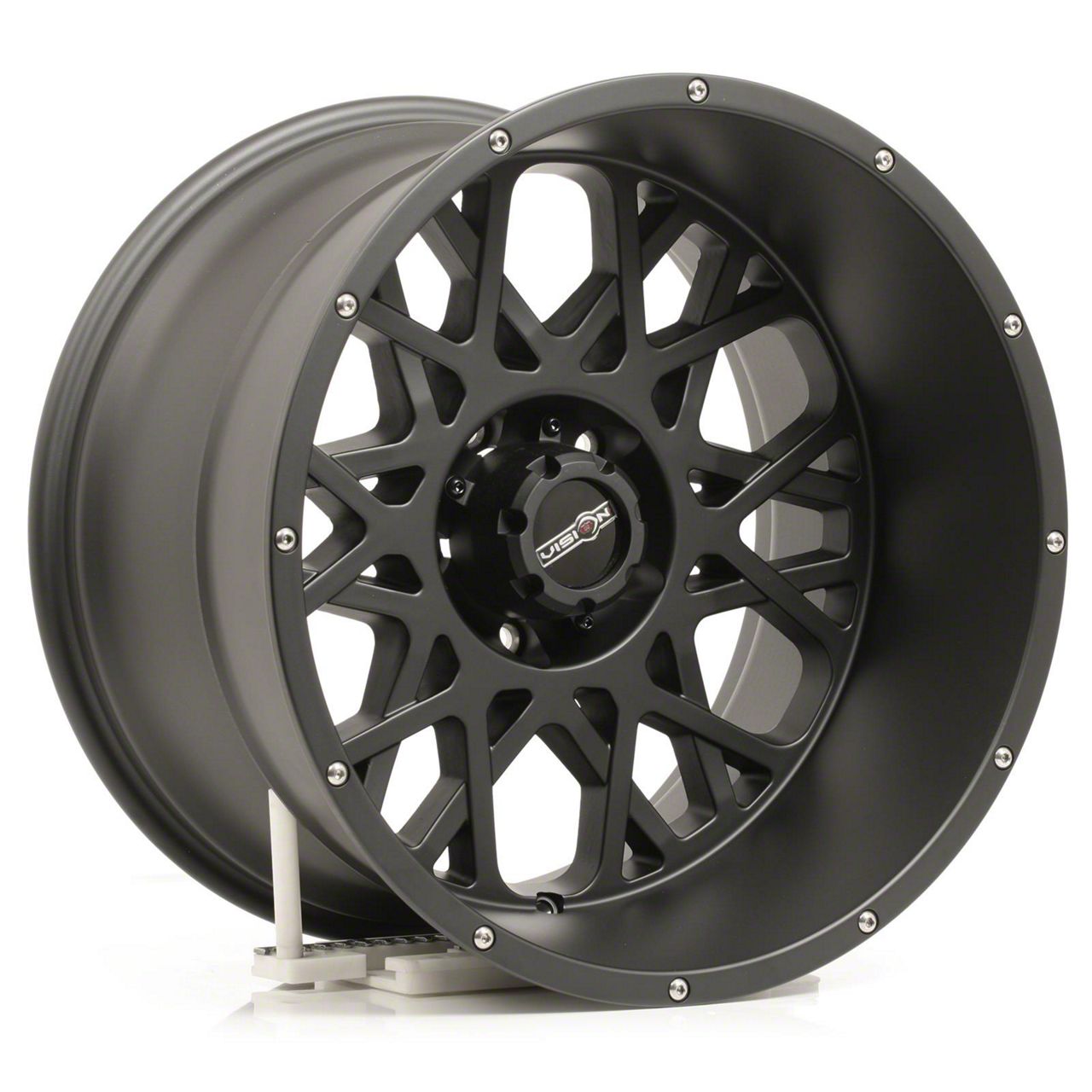 Vision Off-Road RAM 1500 412 Rocker Satin Black 5-Lug Wheel; 20x12 ...