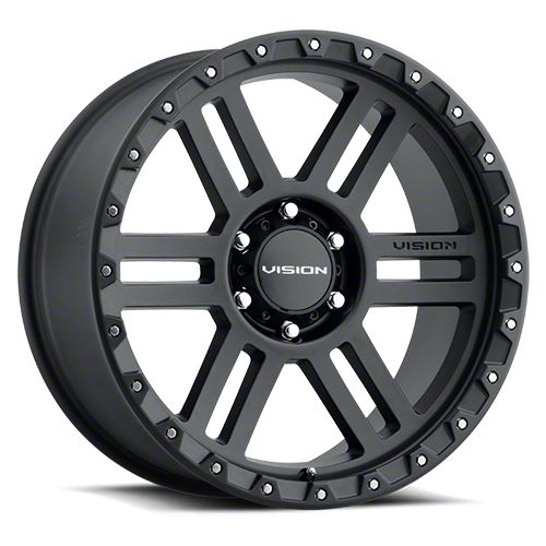 Vision Off-Road RAM 1500 Manx 2 Satin Black 5-Lug Wheel; 20x9; -12mm ...