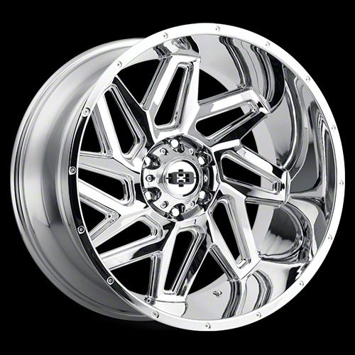 Vision Off-Road F-350 Super Duty Spyder Chrome 8-Lug Wheel; 24x12 ...