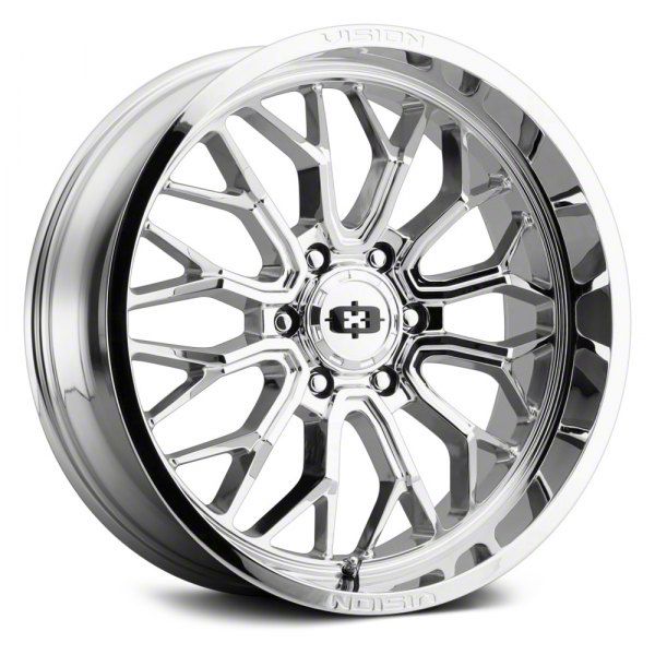 Vision Off-Road Silverado 1500 Riot Chrome 6-Lug Wheel; 22x10; -19mm ...