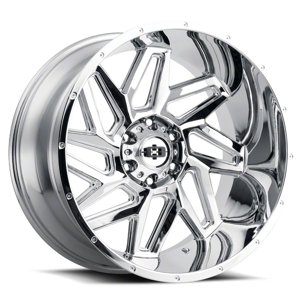Vision Off-Road Yukon Spyder Chrome 6-Lug Wheel; 20x12; -57mm Offset ...