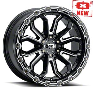 Vision Off-Road F-350 Super Duty Korupt Gloss Black Milled Spoke 8-Lug ...