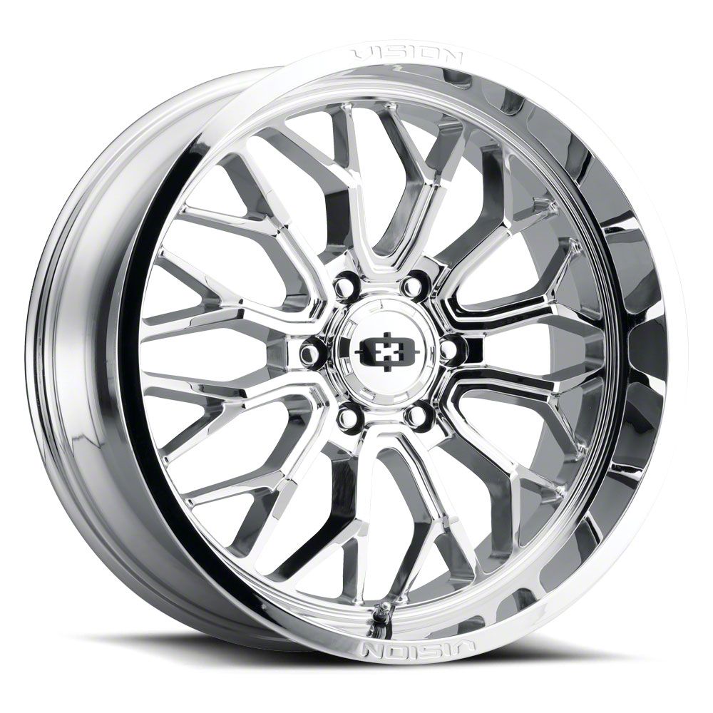Vision Off-Road Ranger Riot Chrome 6-Lug Wheel; 24x12; -51mm Offset 402 ...