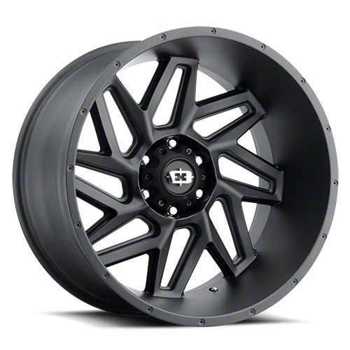 Vision Off-Road Ranger Spyder Satin Black 6-Lug Wheel; 20x12; -57mm ...
