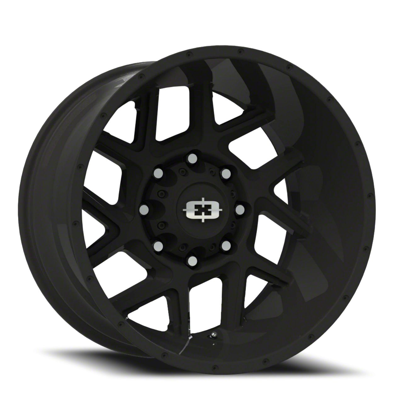 Vision Off-Road F-350 Super Duty Sliver Satin Black 8-Lug Wheel; 20x9 ...