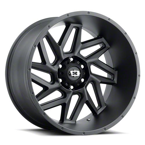 Vision Off-Road Canyon Spyder Satin Black 6-Lug Wheel; 20x9; 0mm Offset ...