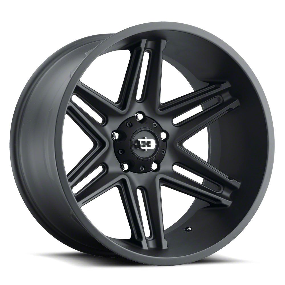 Vision Off-Road Dakota Razor Satin Black 5-Lug Wheel; 20x10; -25mm ...
