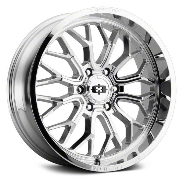 Vision Off-Road RAM 1500 Riot Chrome 6-Lug Wheel; 22x10; -19mm Offset ...