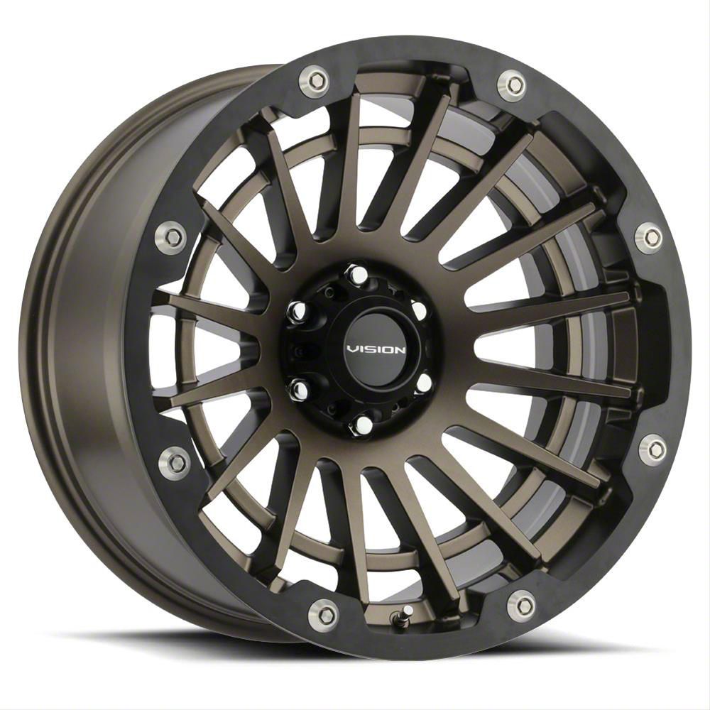 Vision Off-Road Yukon Creep Satin Bronze 6-Lug Wheel; 18x9; -12mm ...