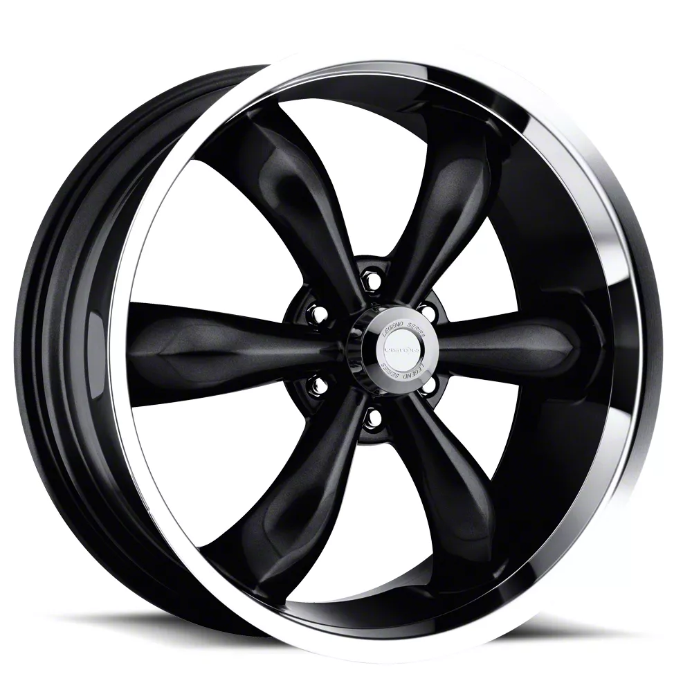 Vision Wheel Silverado 1500 Legend 5 Gloss Black Machined 6-Lug Wheel ...