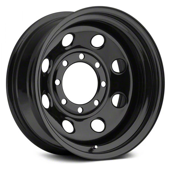 Vision Steel Silverado 1500 Soft 8 Steel Gloss Black 6-Lug Wheel; 17x8 ...