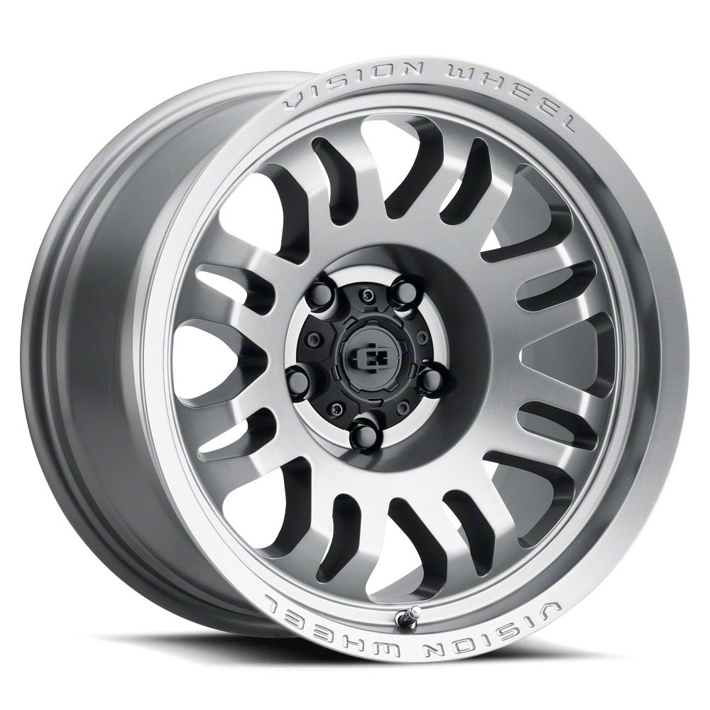 Vision Wheel F-150 Inferno Satin Grey 6-Lug Wheel; 18x9; 12mm Offset ...