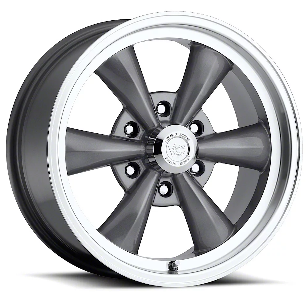 Vision Wheel Silverado 1500 Legend 6 Gunmetal Machined 6-Lug Wheel ...