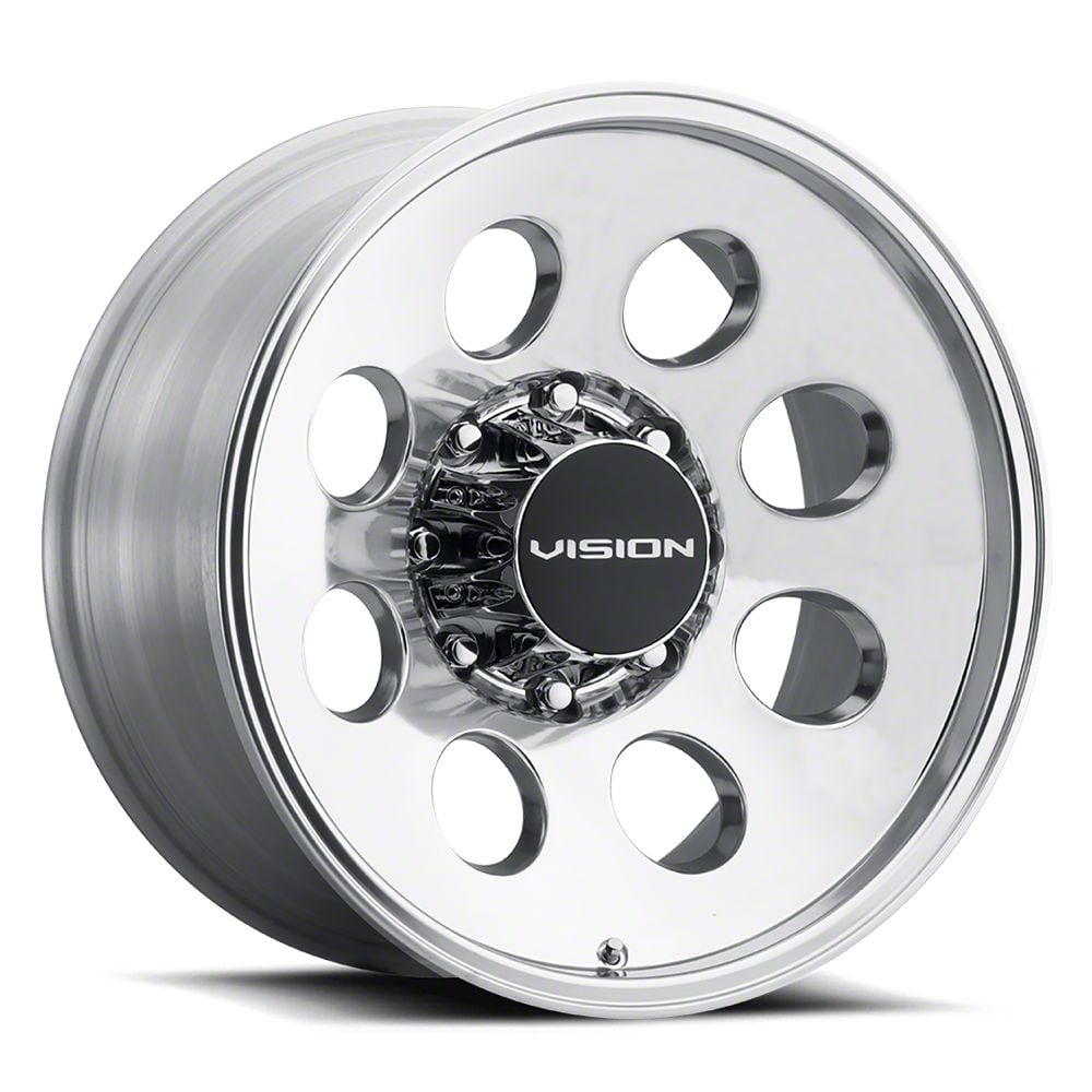 Vision Off-Road Dakota Midway Polished 5-Lug Wheel; 16x10; -25mm Offset ...