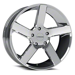 Vision Wheel RAM 1500 Switchback Chrome 5-Lug Wheel; 22x9.5; 8mm Offset ...