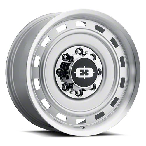 Vision Wheel Ranger Cheyenne Silver Machined Lip 6-Lug Wheel; 20x10 ...
