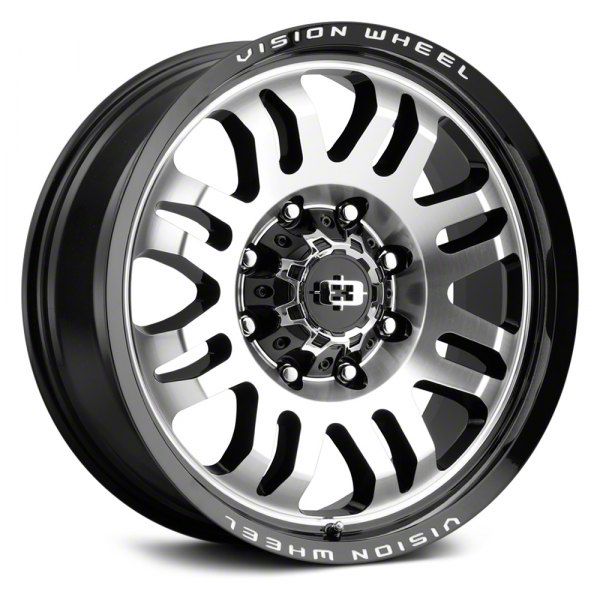 Vision Off-Road Ranger Inferno Gloss Black Machined 6-Lug Wheel; 18x9 ...
