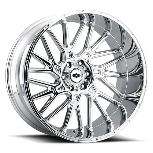 Vision Off-Road Silverado 1500 Brawl Chrome 6-Lug Wheel; 20x9; 12mm ...