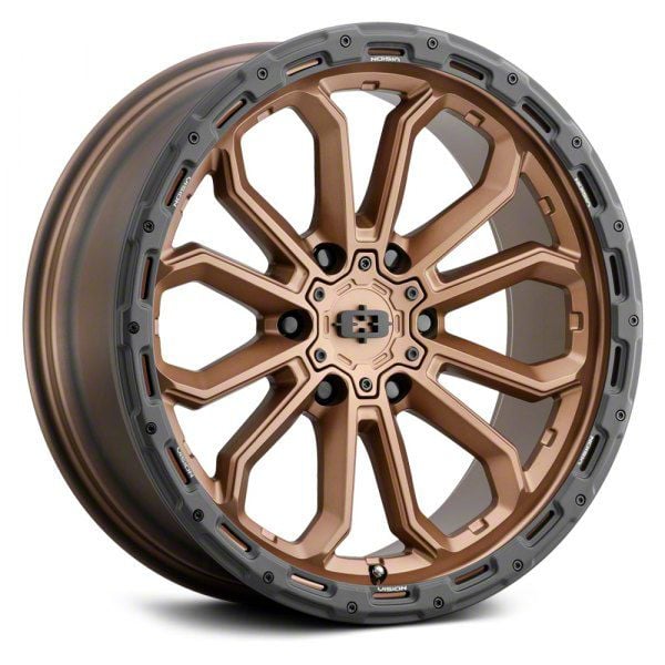Vision Wheel Silverado 1500 Korupt Satin Bronze 6-Lug Wheel; 18x9; 12mm ...