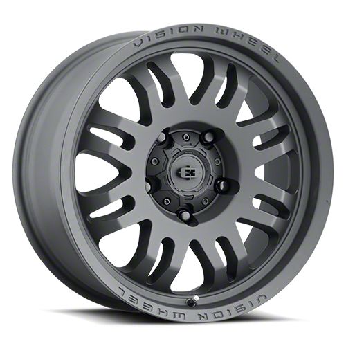 Vision Off-Road Silverado 2500 Inferno Satin Black 8-Lug Wheel; 18x9 ...
