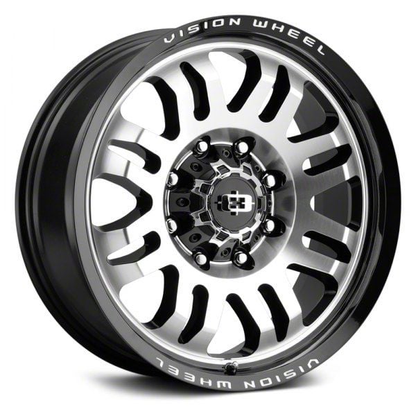 Vision Off-Road Tahoe Inferno Gloss Black Machined 6-Lug Wheel; 20x9 ...