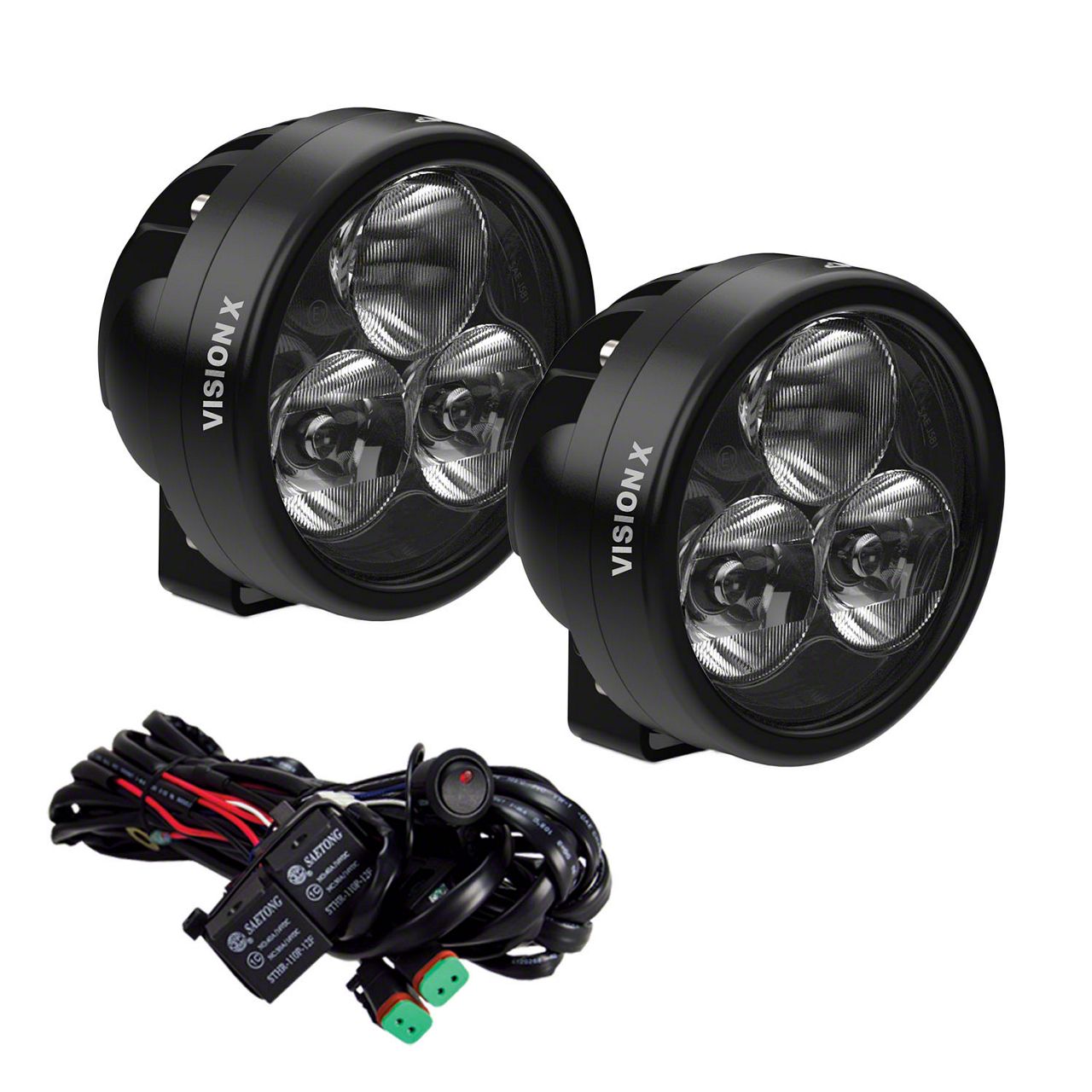 Vision X RAM 1500 3.50-Inch Cannon Race Series 3 LED Driving Light Kit ...