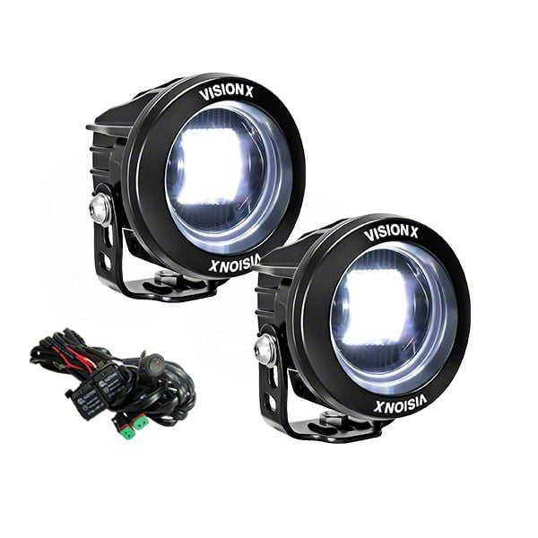 Vision X RAM 1500 3.70-Inch Round SAE-LED CG2 Light Cannon Kit ...