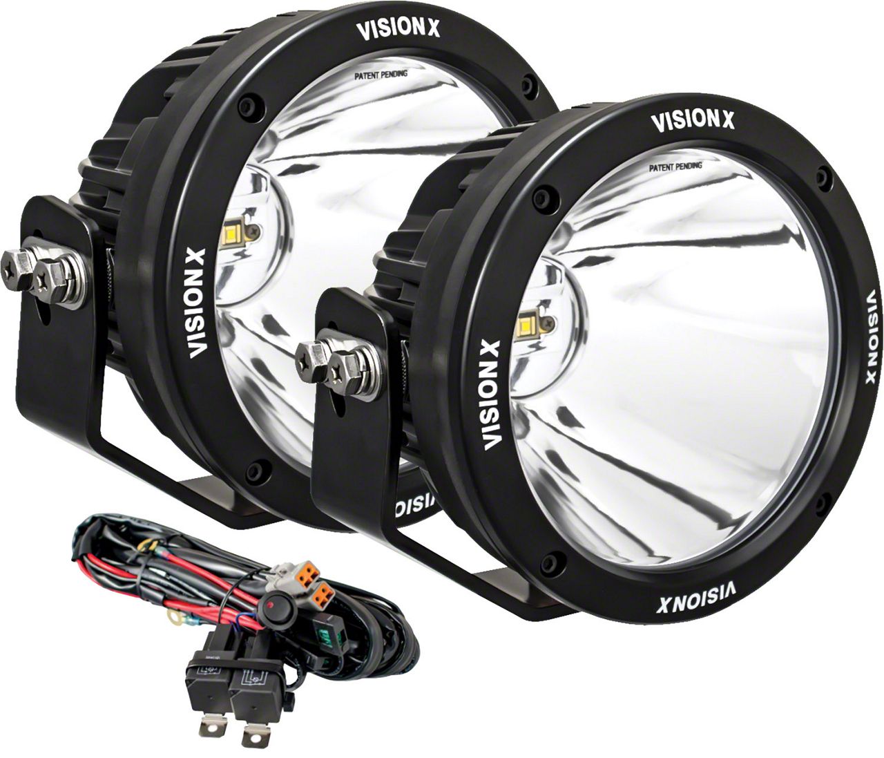 Vision X RAM 1500 6.70-Inch Multi-LED Round CG2 Light Cannon Kit; White ...