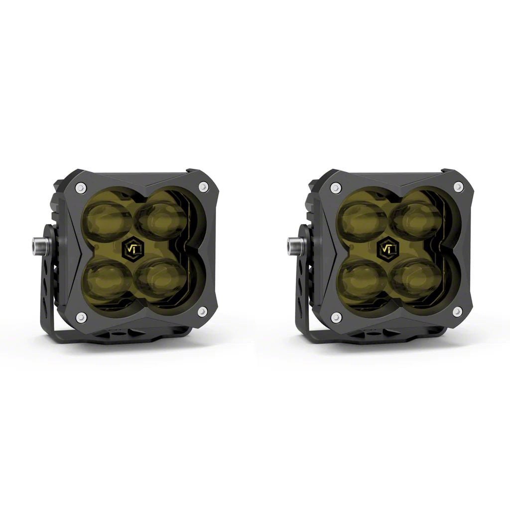 Vivid Lumen Industries RAM 3500 FNG RR 3-Inch LED Yellow Light Pods ...