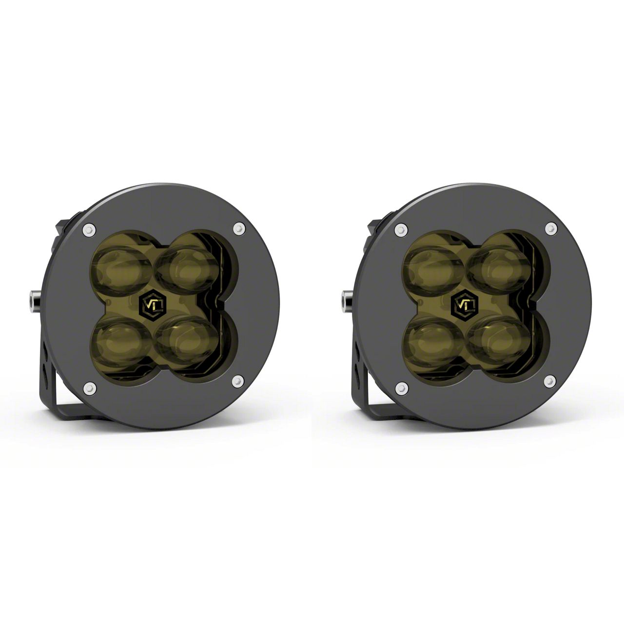 Vivid Lumen Industries Sierra 1500 FNG RR 3-Inch Round LED Yellow Light ...