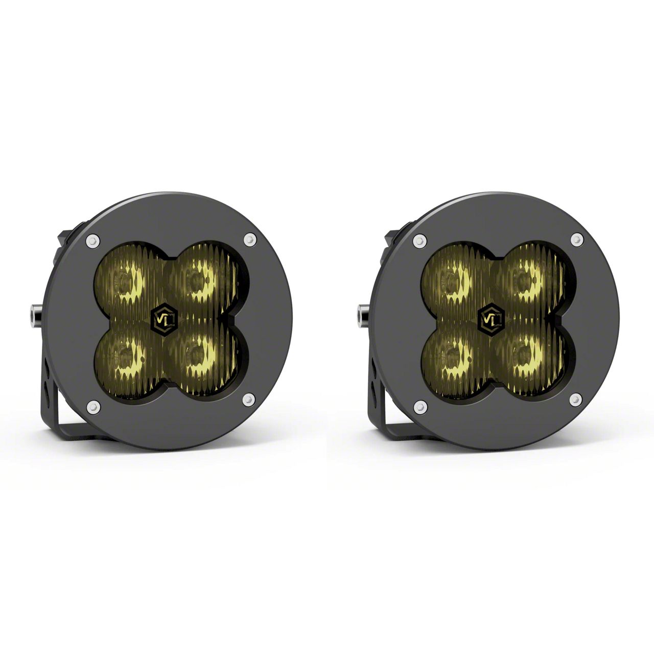 Vivid Lumen Industries Sierra 2500 FNG RR 3-Inch Round LED Yellow Light ...