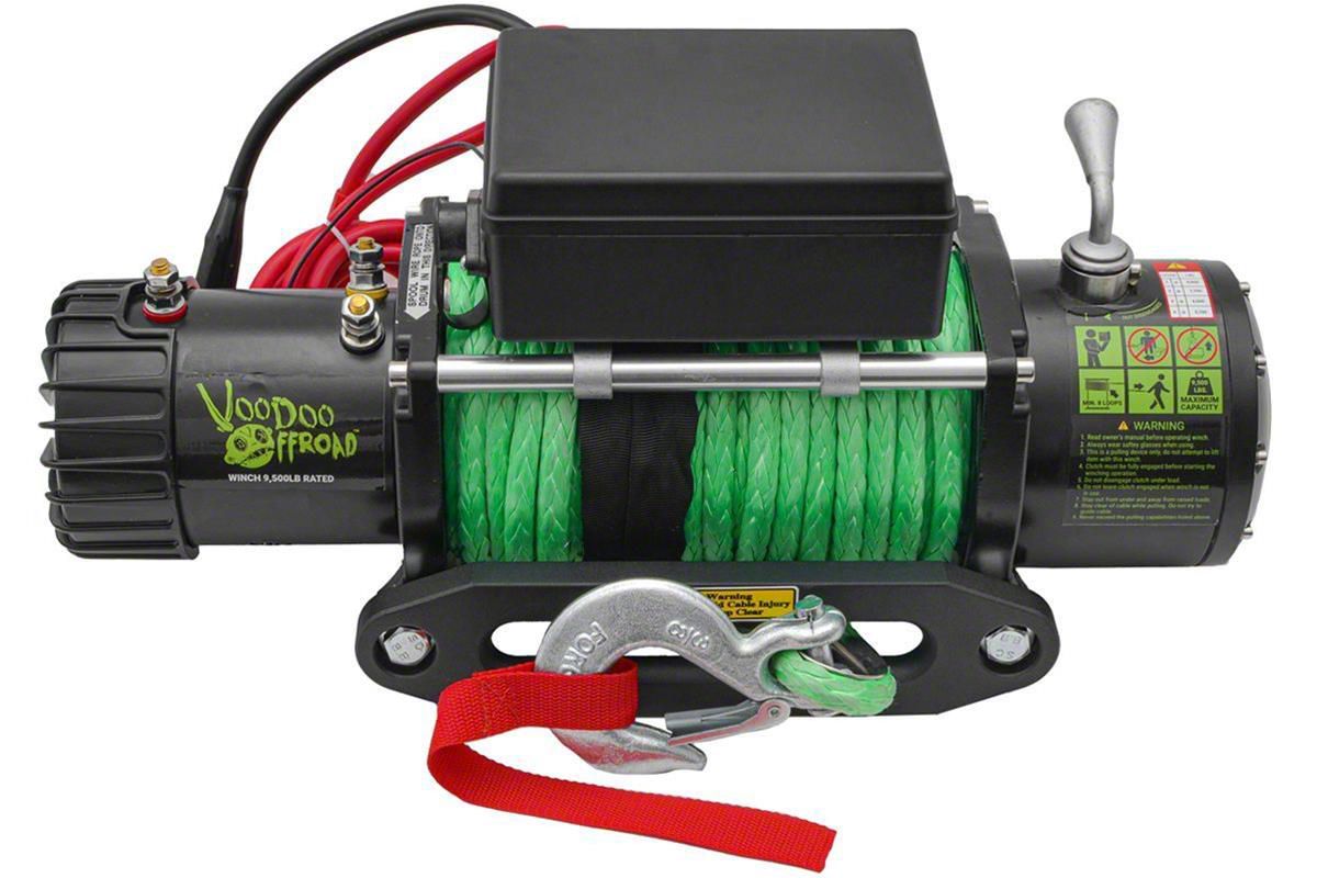 VooDoo Offroad F-250 Super Duty Summoner 9,500 lb. Winch with Synthetic ...